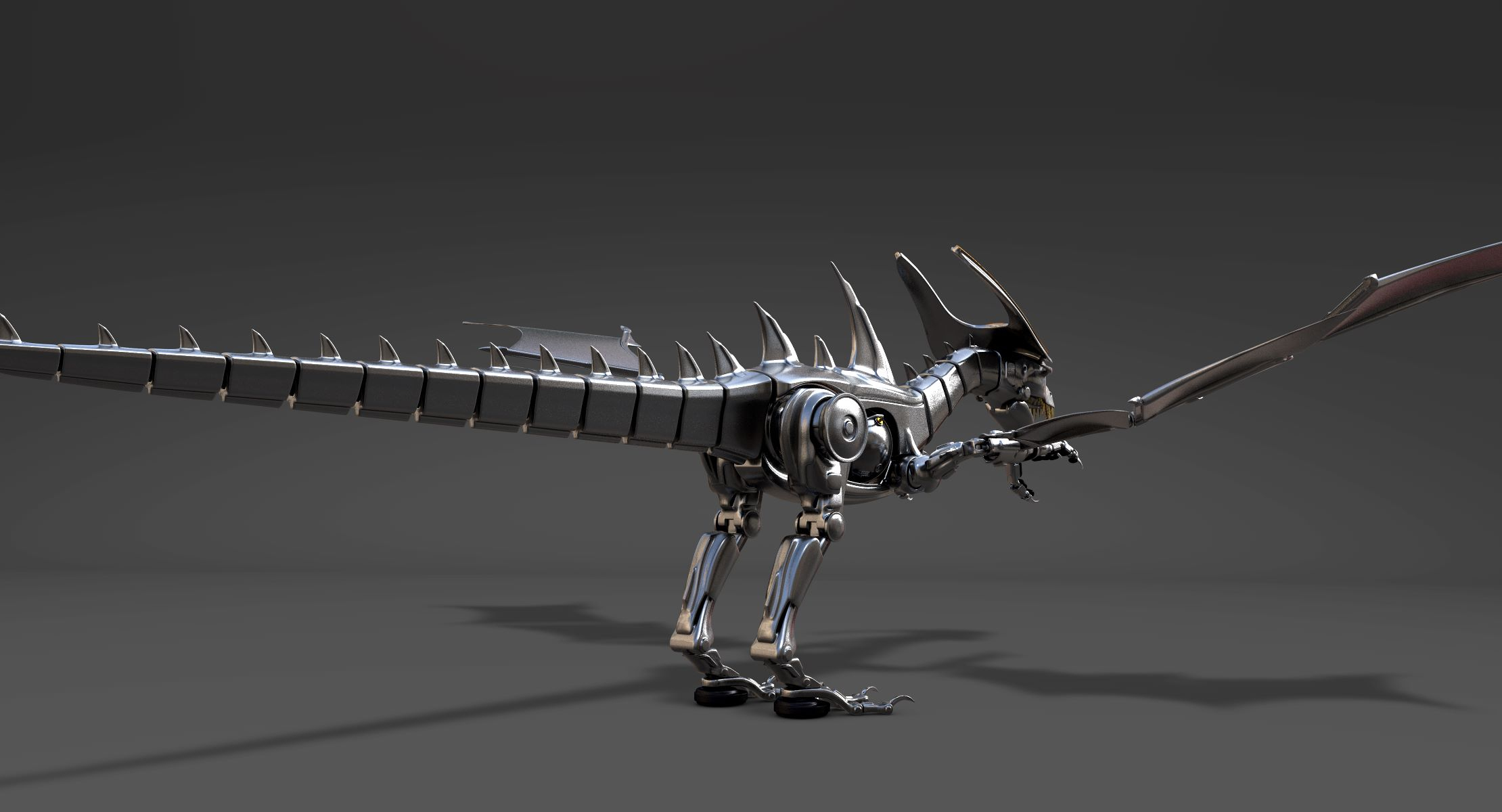 Robot dragon model - TurboSquid 1280056