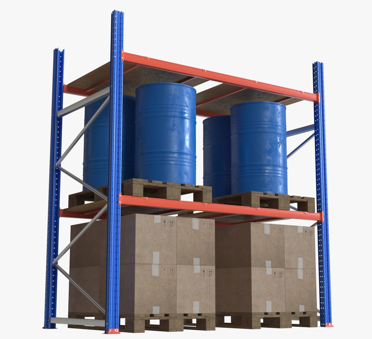 3D Storage Rack Model - TurboSquid 1540434