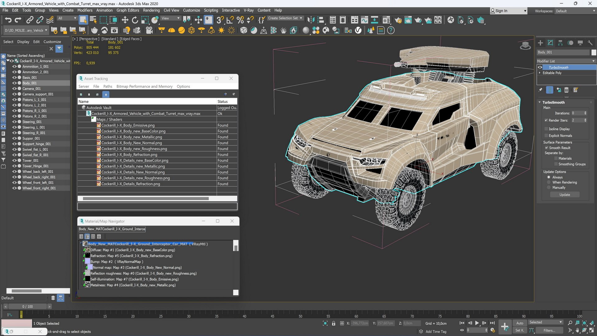 Cockerill I-X Armored Vehicle With Combat Turret 3D Model - TurboSquid ...