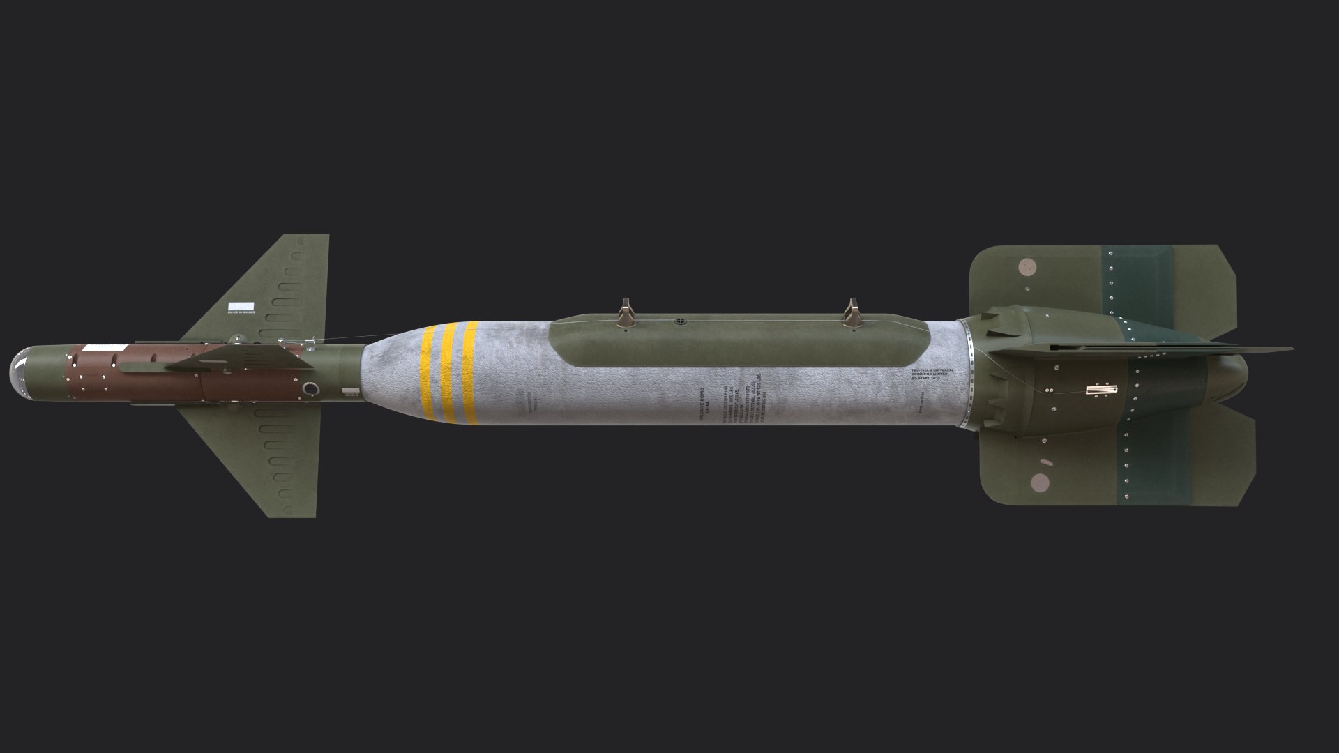 Gbu-24 Paveway Iii Bomb 3d Model
