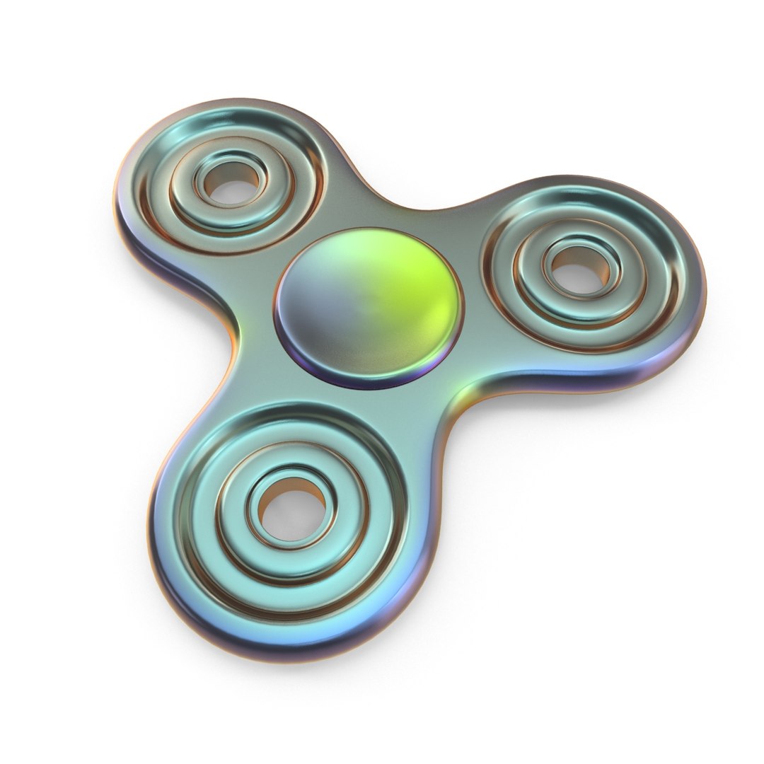 Zinc Fidget Spinner 3D Model - TurboSquid 1163085