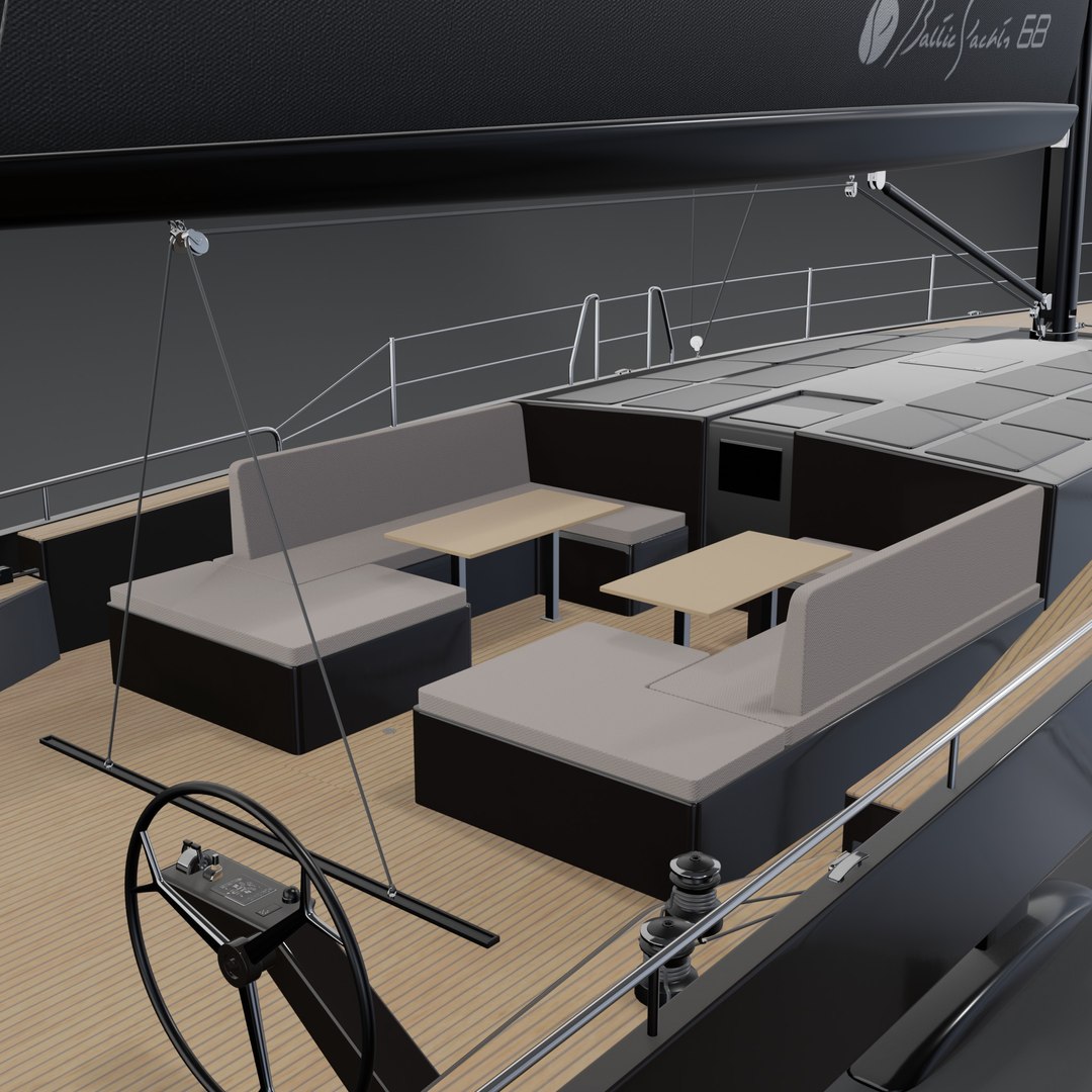 3D BALTIC 68 CAFE RACER 3D Yacht Model Model - TurboSquid 2298521