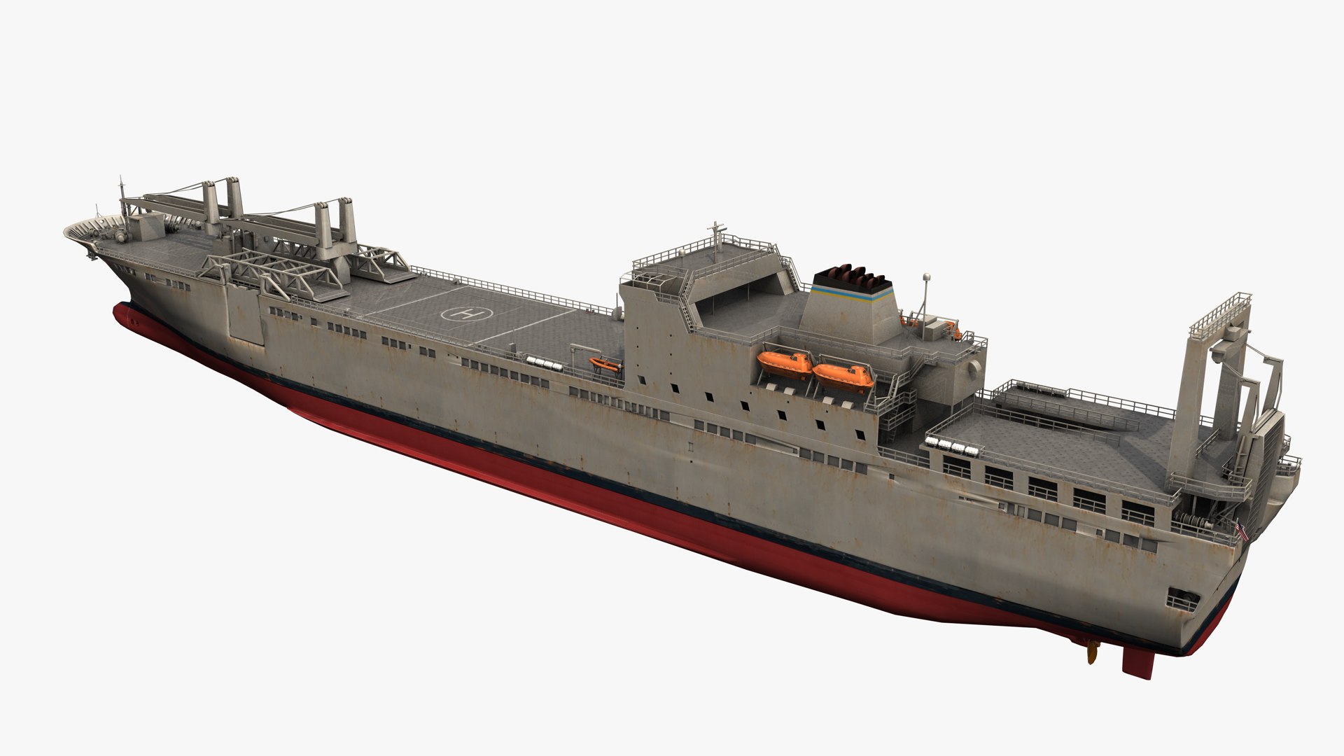 United States Navy Ship 3ds