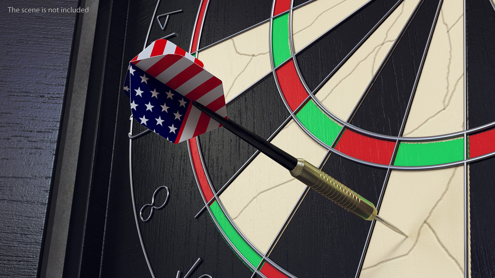 American Flag Themed Dart 3D Model - TurboSquid 2214665