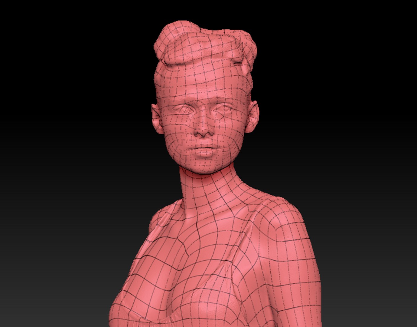 3D Attractive Dressed - TurboSquid 1547403