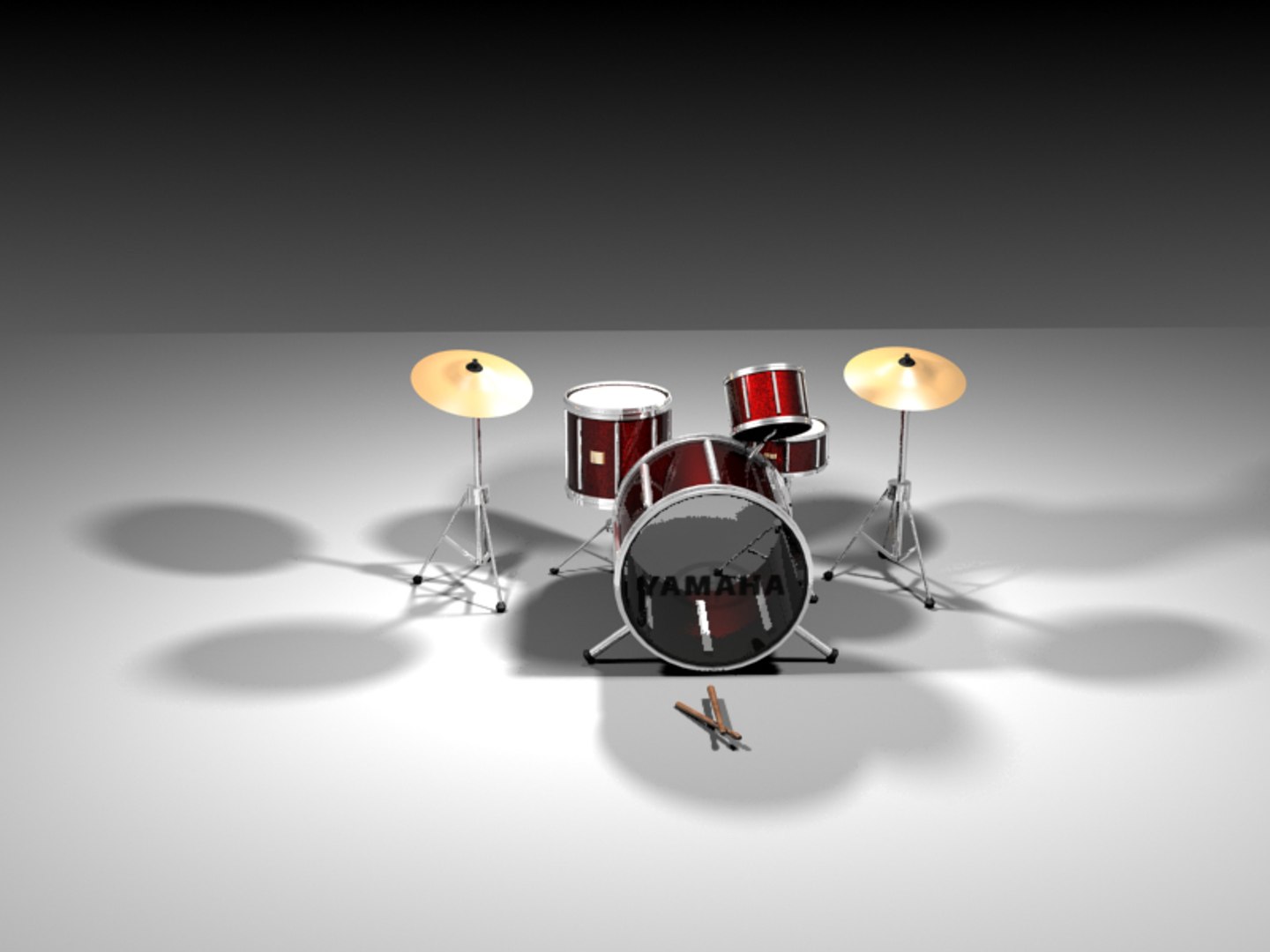 3d Drumset Drum