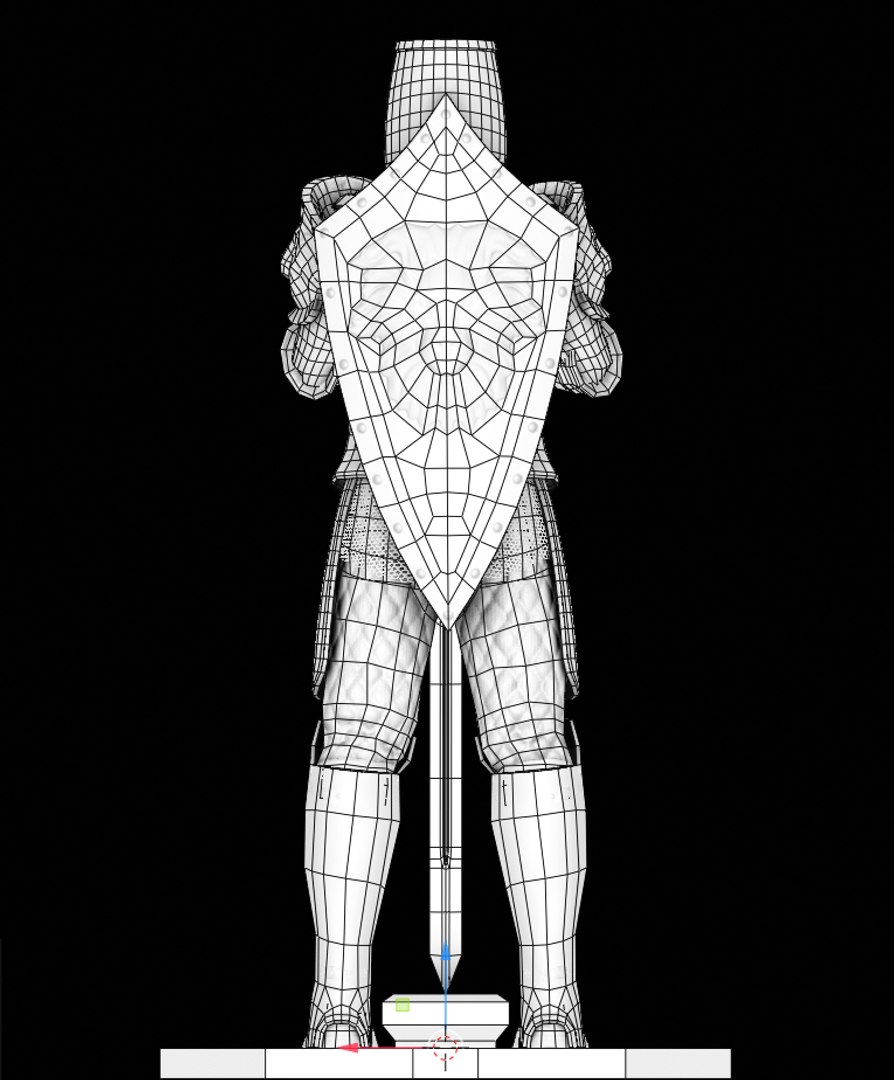 Templar knight armor character 3D model - TurboSquid 1558107