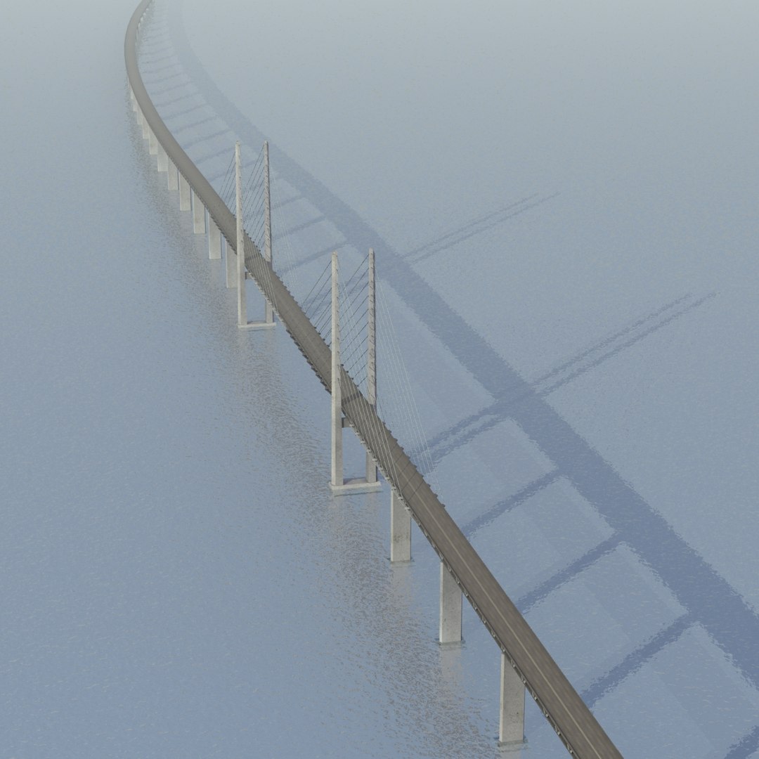 3d Øresund Bridge Model