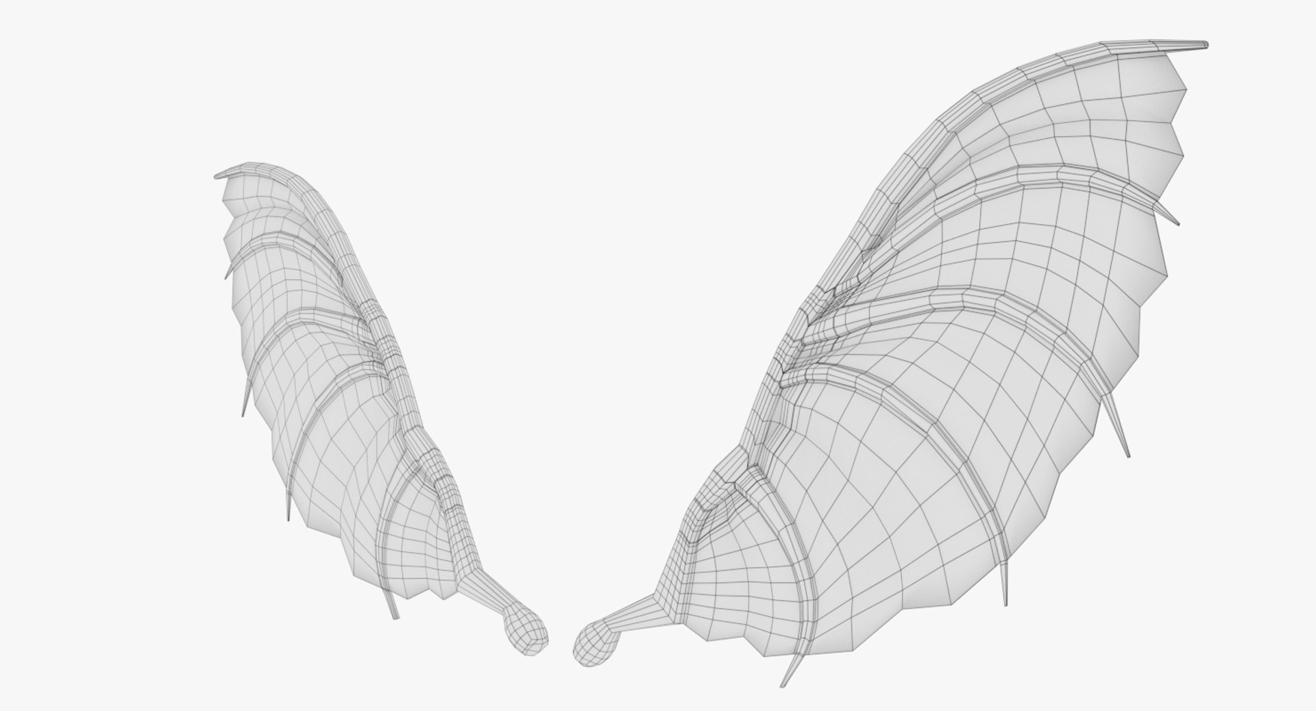 3D Dragon Wings Model - TurboSquid 1297080