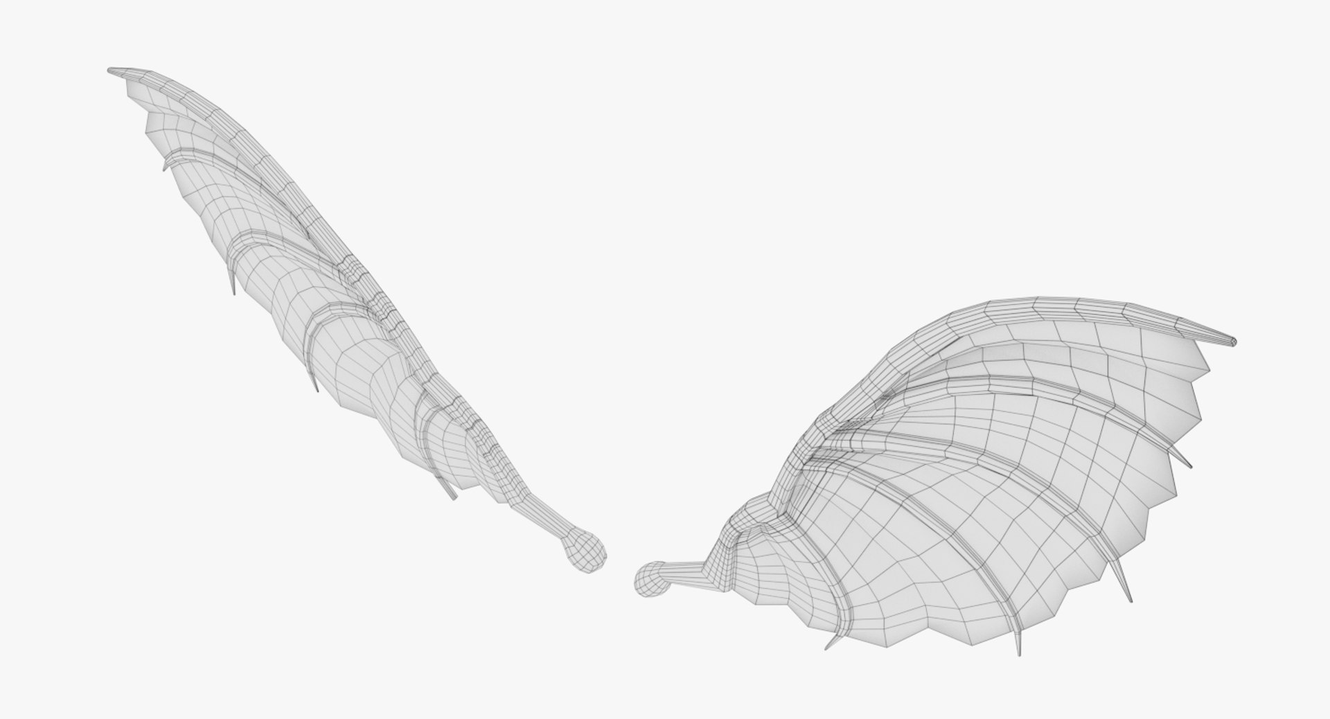 3D Dragon Wings Model - TurboSquid 1297080