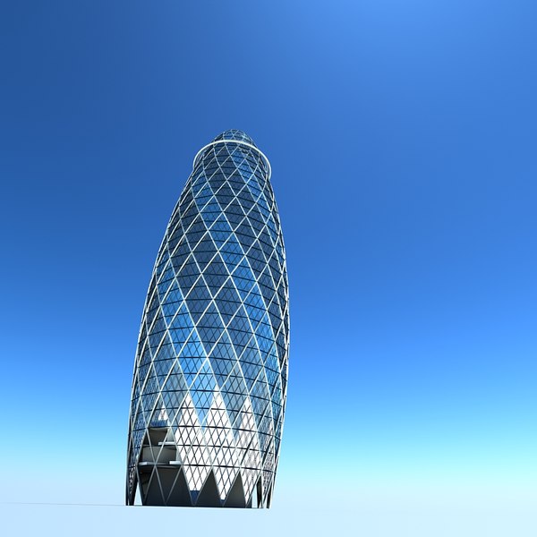 3ds max gherkin building