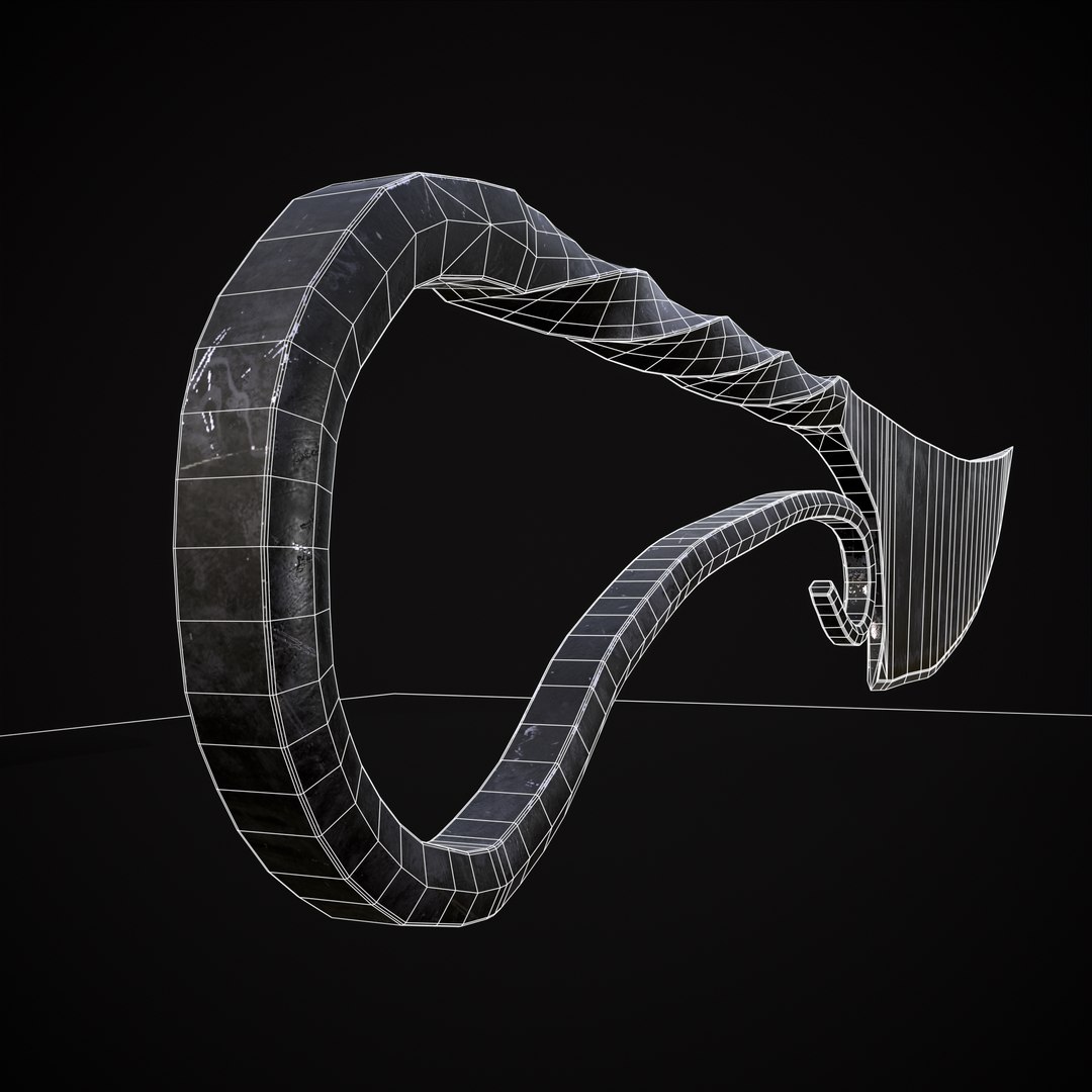 Medieval Iron Twisted Dagger 3D - TurboSquid 2010599