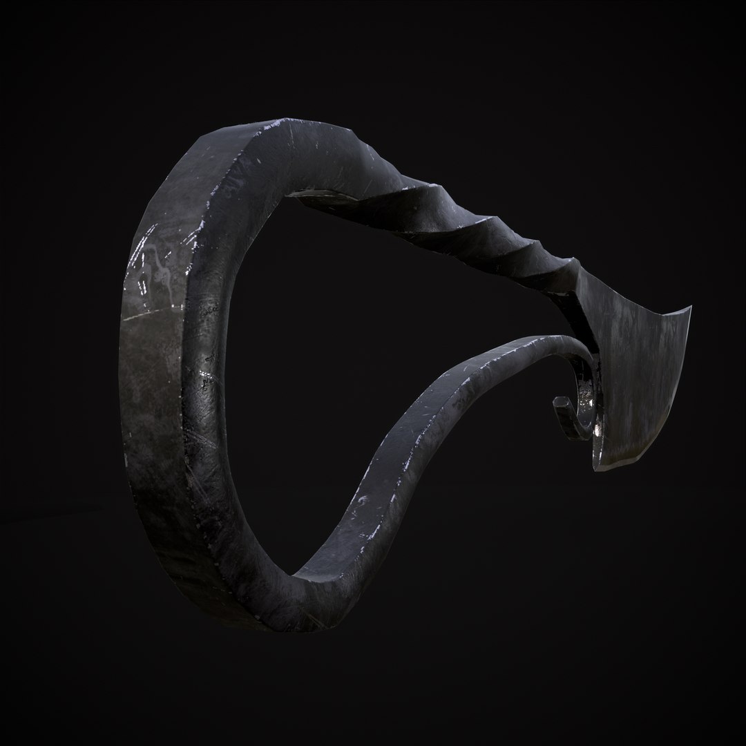 Medieval Iron Twisted Dagger 3D - TurboSquid 2010599