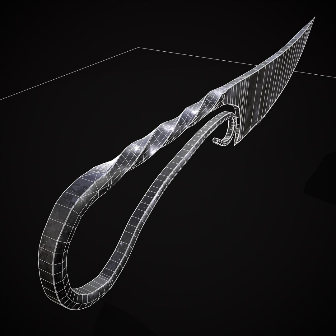 Medieval Iron Twisted Dagger 3D - TurboSquid 2010599