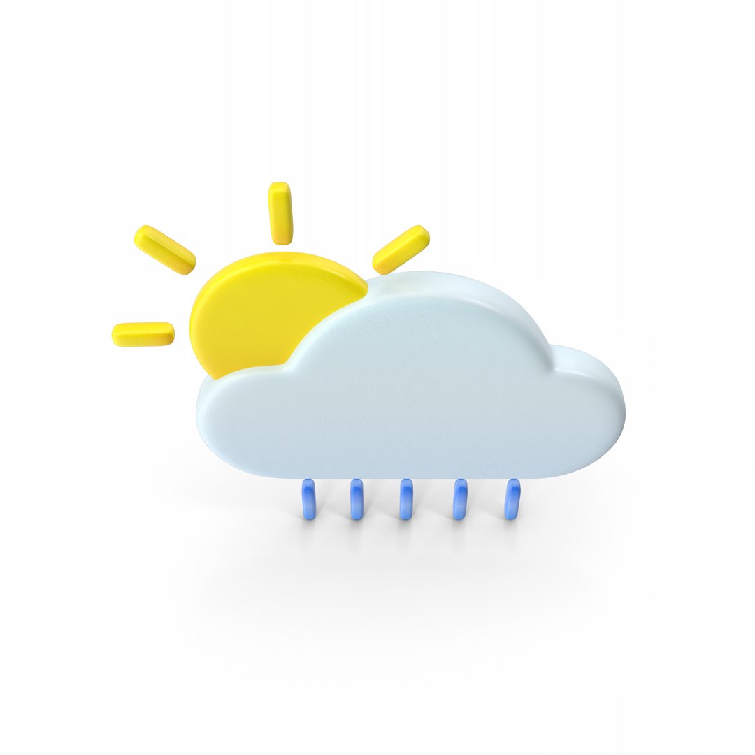 Weather Icon 3D Model - TurboSquid 2320198