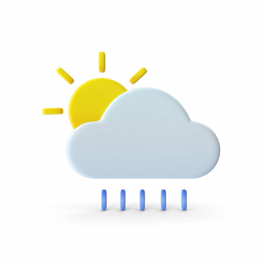 Weather Icon 3D Model - TurboSquid 2320198
