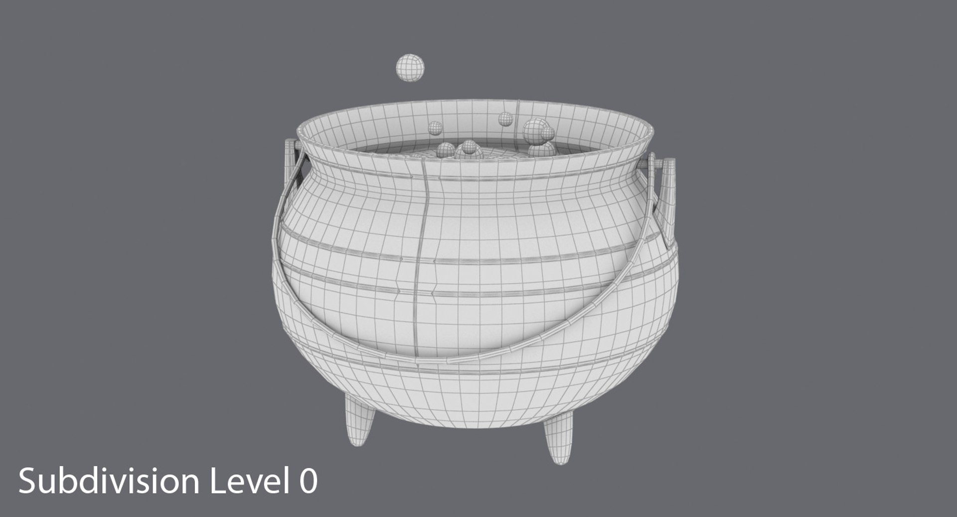 Witch-cauldron---green 3D - TurboSquid 1155456