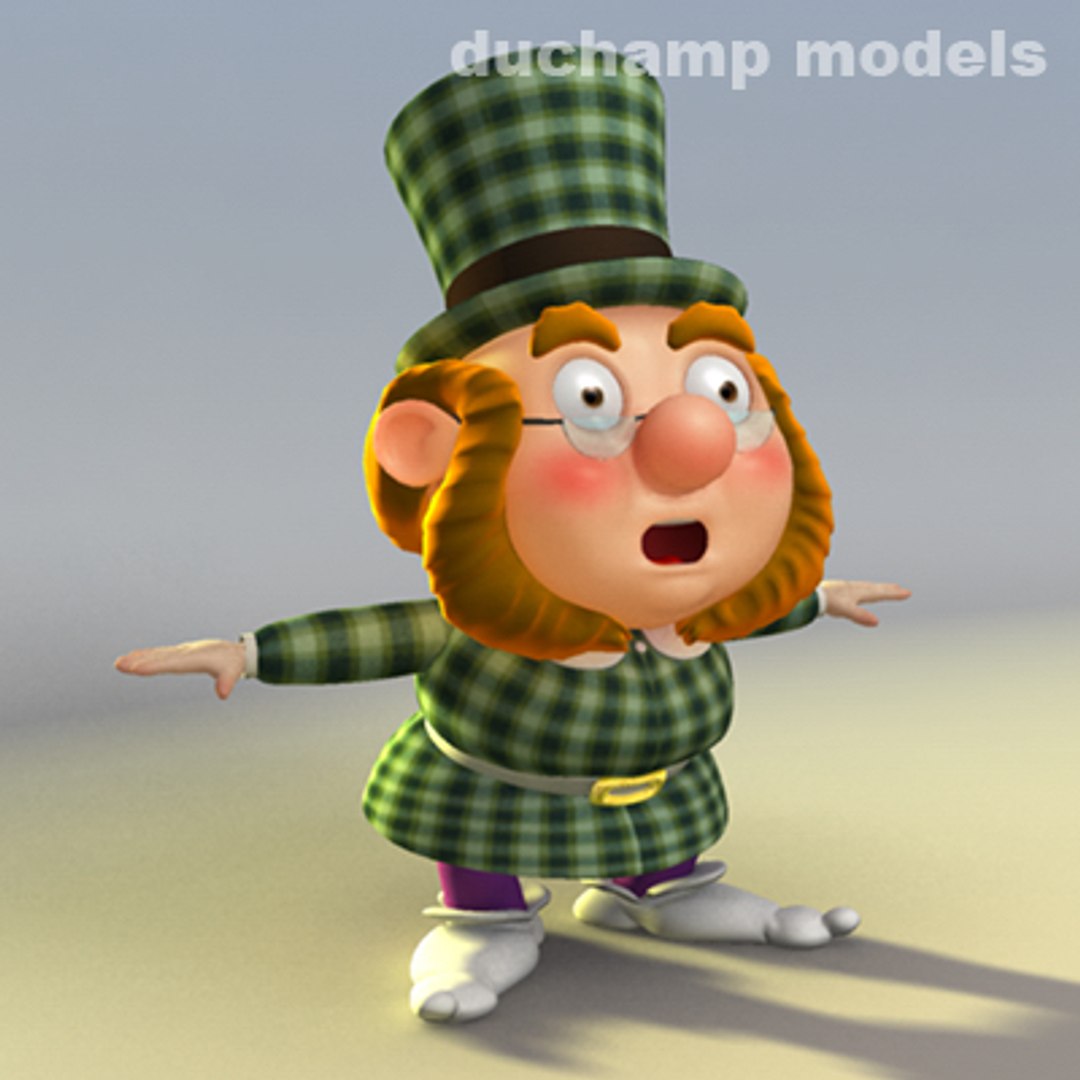 3d Model Of Cartoon