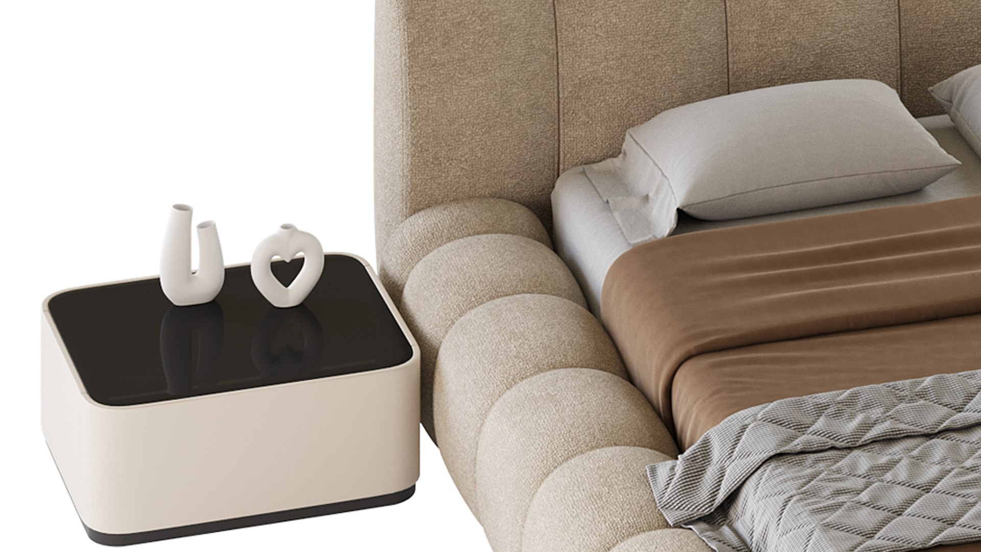 3D LILY Bed - TurboSquid 2195236