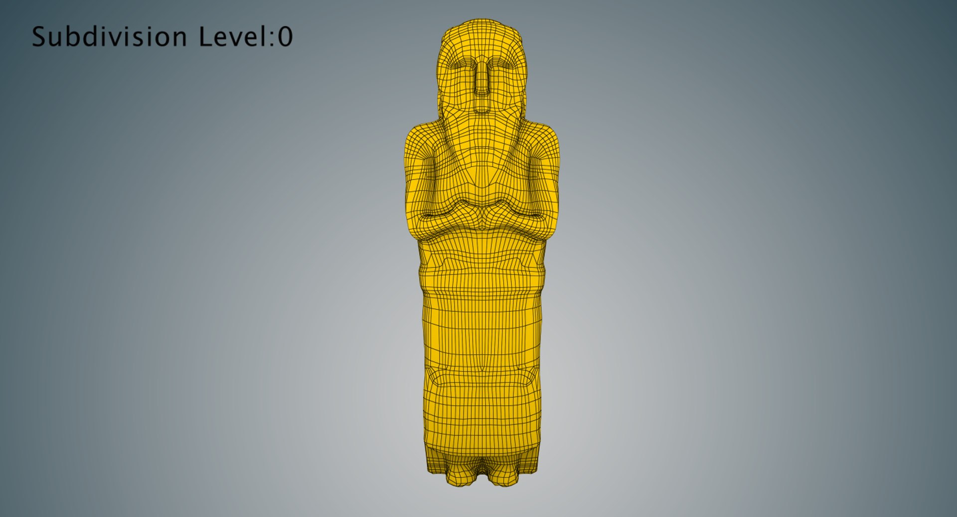 3D Idol God Statuette - TurboSquid 1504789