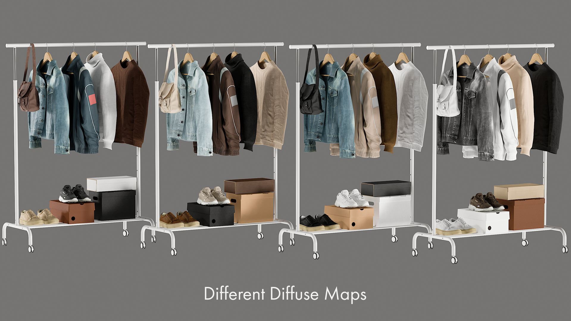 3D realistic wardrobe 1 clothing - TurboSquid 1637890
