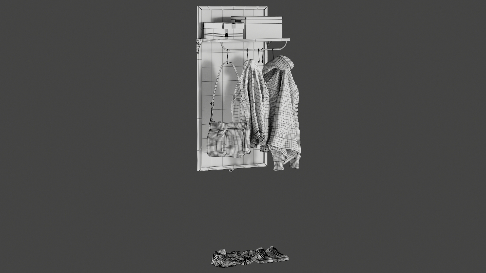 3D realistic wardrobe 1 clothing - TurboSquid 1637890