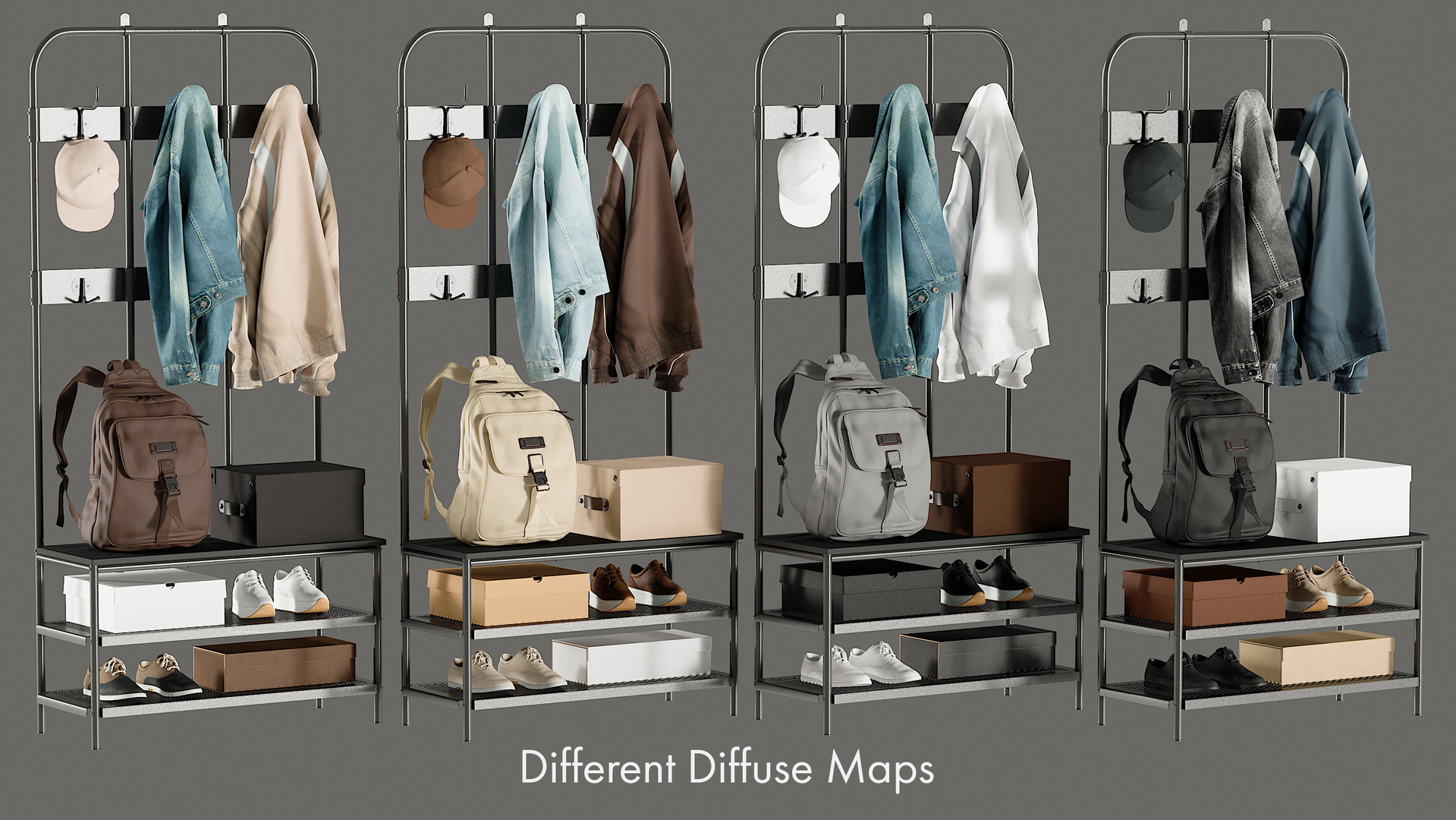 3D realistic wardrobe 1 clothing - TurboSquid 1637890
