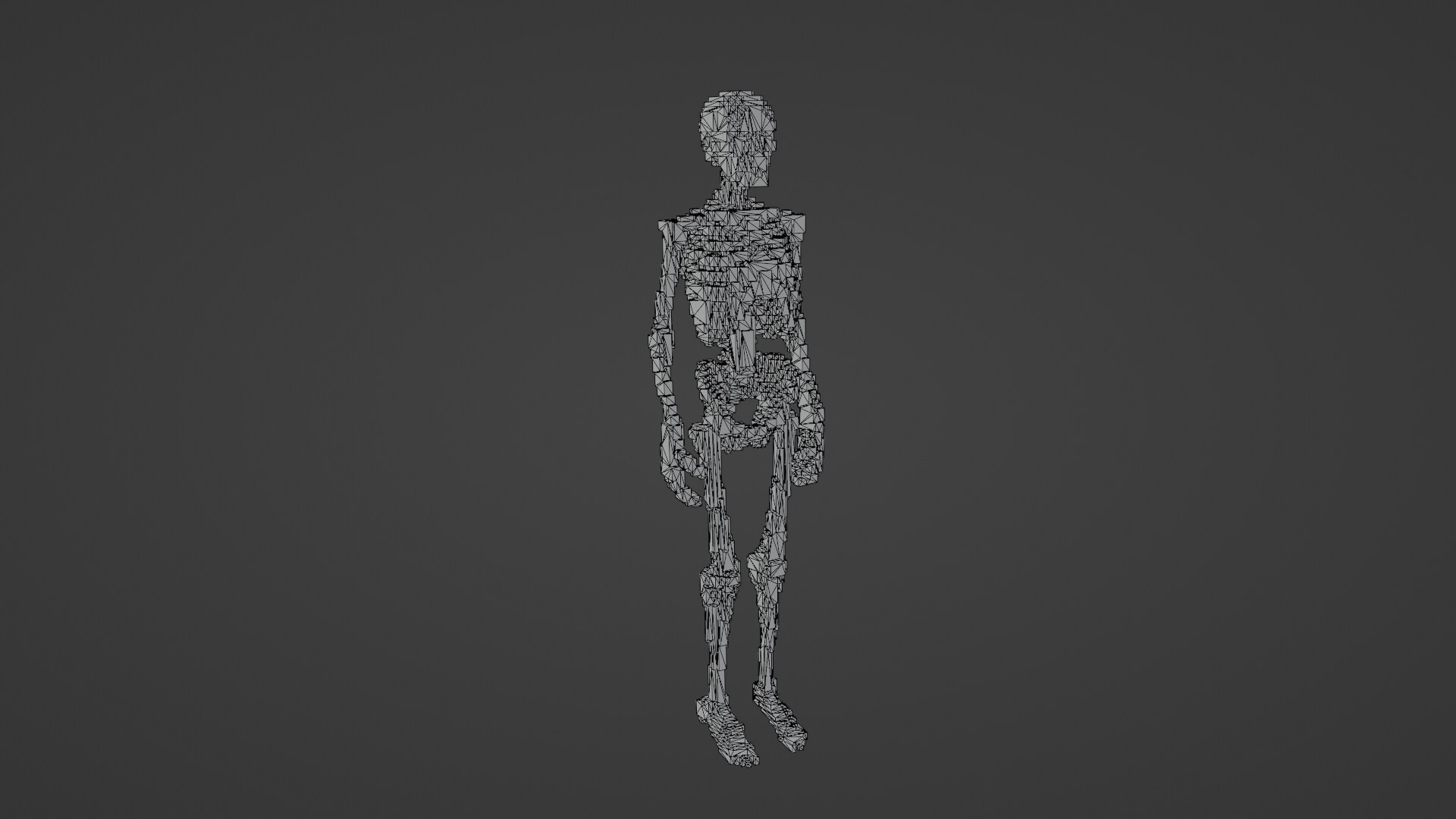 Voxel Skeleton 3D - TurboSquid 1893256