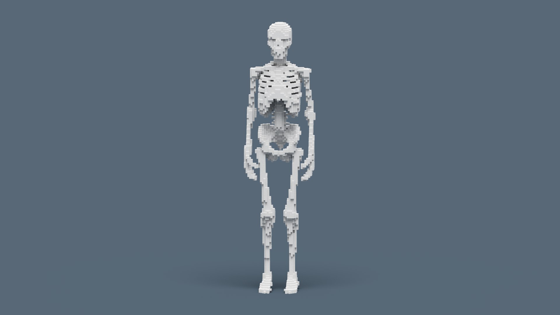 Voxel Skeleton 3D - TurboSquid 1893256