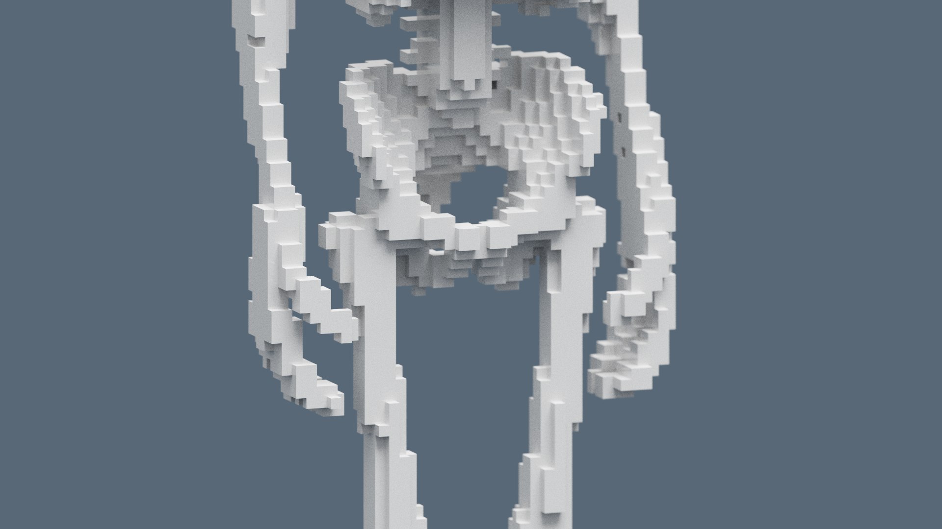 Voxel Skeleton 3D - TurboSquid 1893256