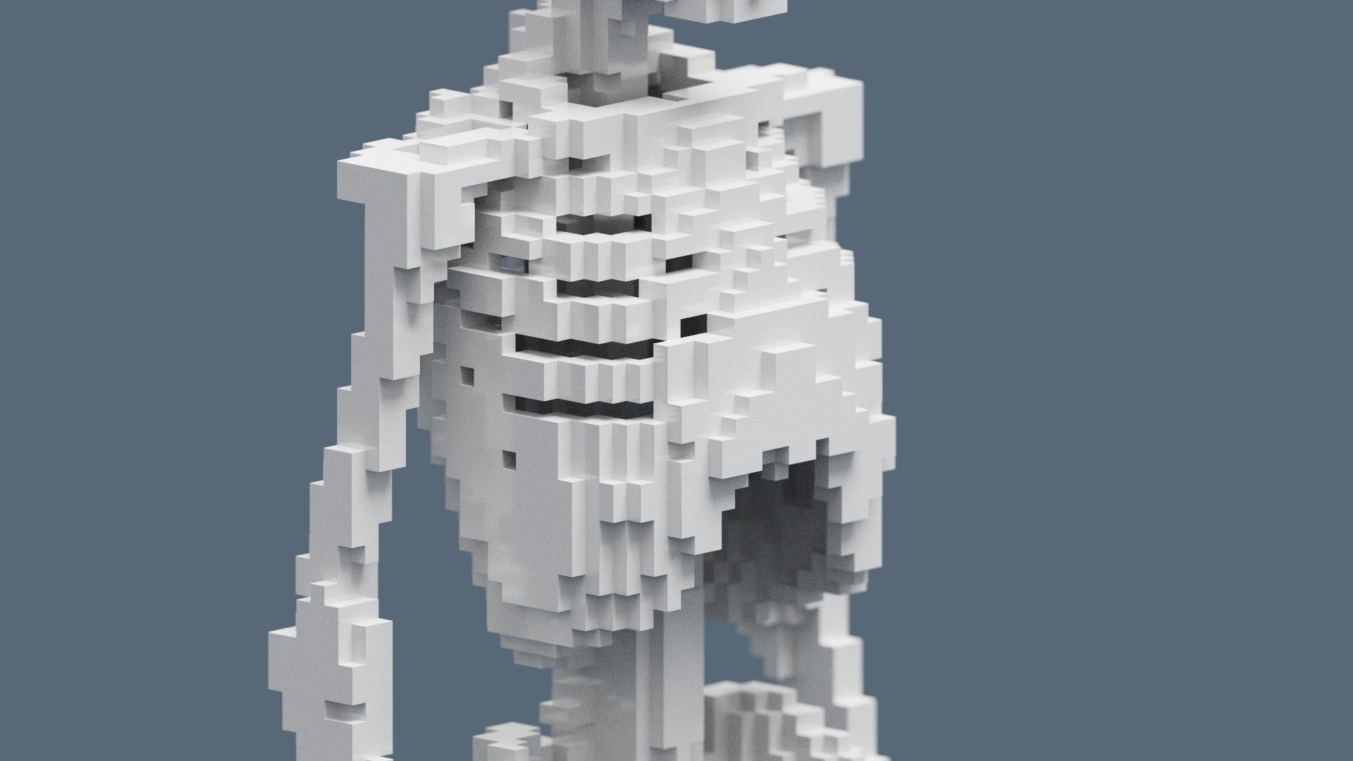 Voxel Skeleton 3D - TurboSquid 1893256