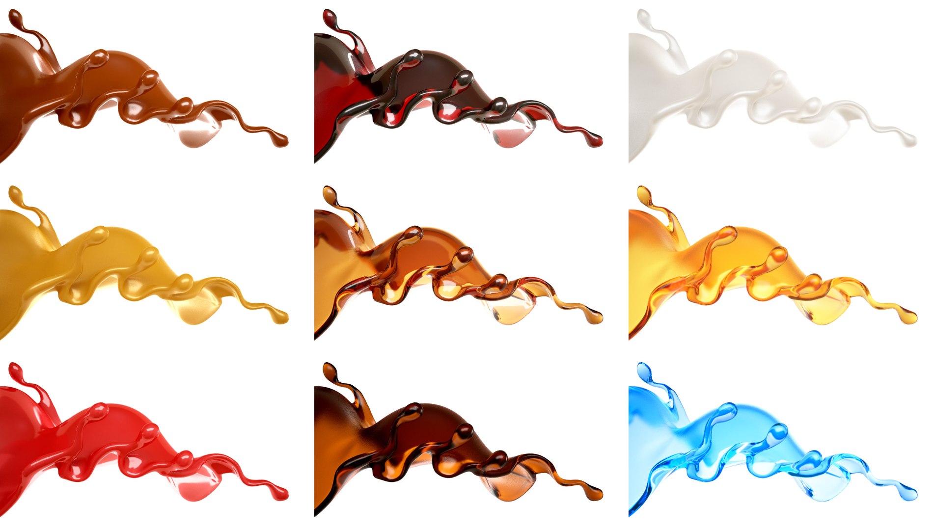 3D Splash Liquid Water Model - TurboSquid 1635507