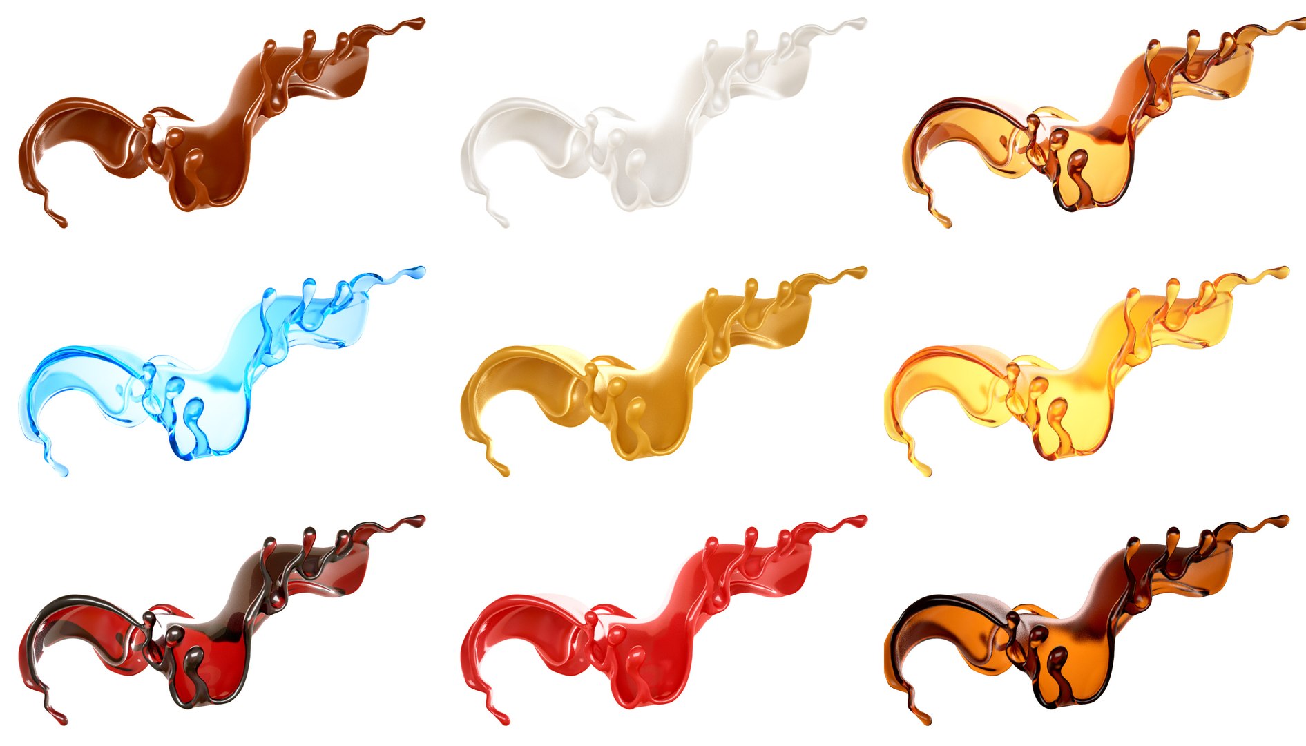 3D Splash Liquid Water Model - TurboSquid 1635507