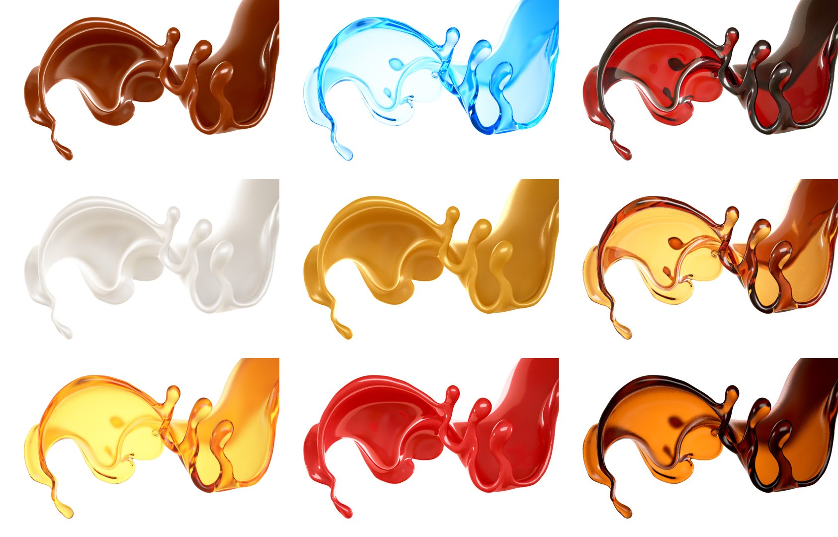 3D Splash Liquid Water Model - TurboSquid 1635507