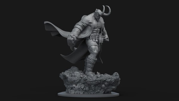 3D model Hellboy for 3D Printing - TurboSquid 2046813