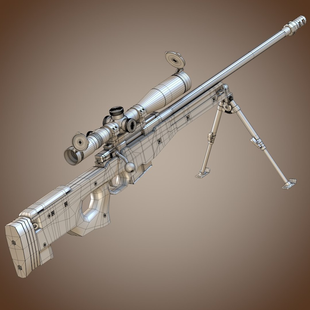 Accuracy International L96a1 Sniper Rifle C4d