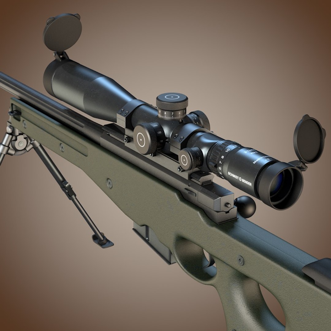 Accuracy International L96a1 Sniper Rifle C4d