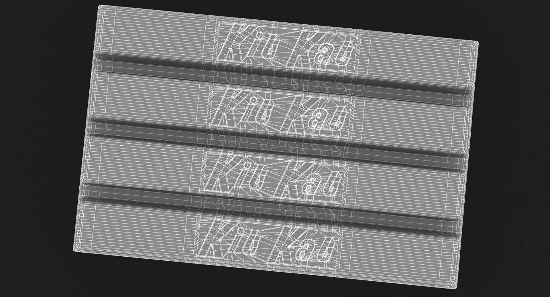 Realistic Kit Kat Orange 3d Model