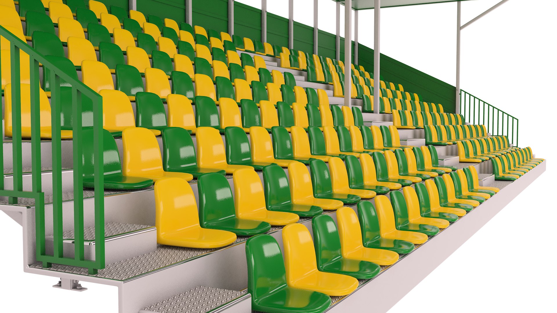 3D Bleachers Collection 3 - TurboSquid 2087018