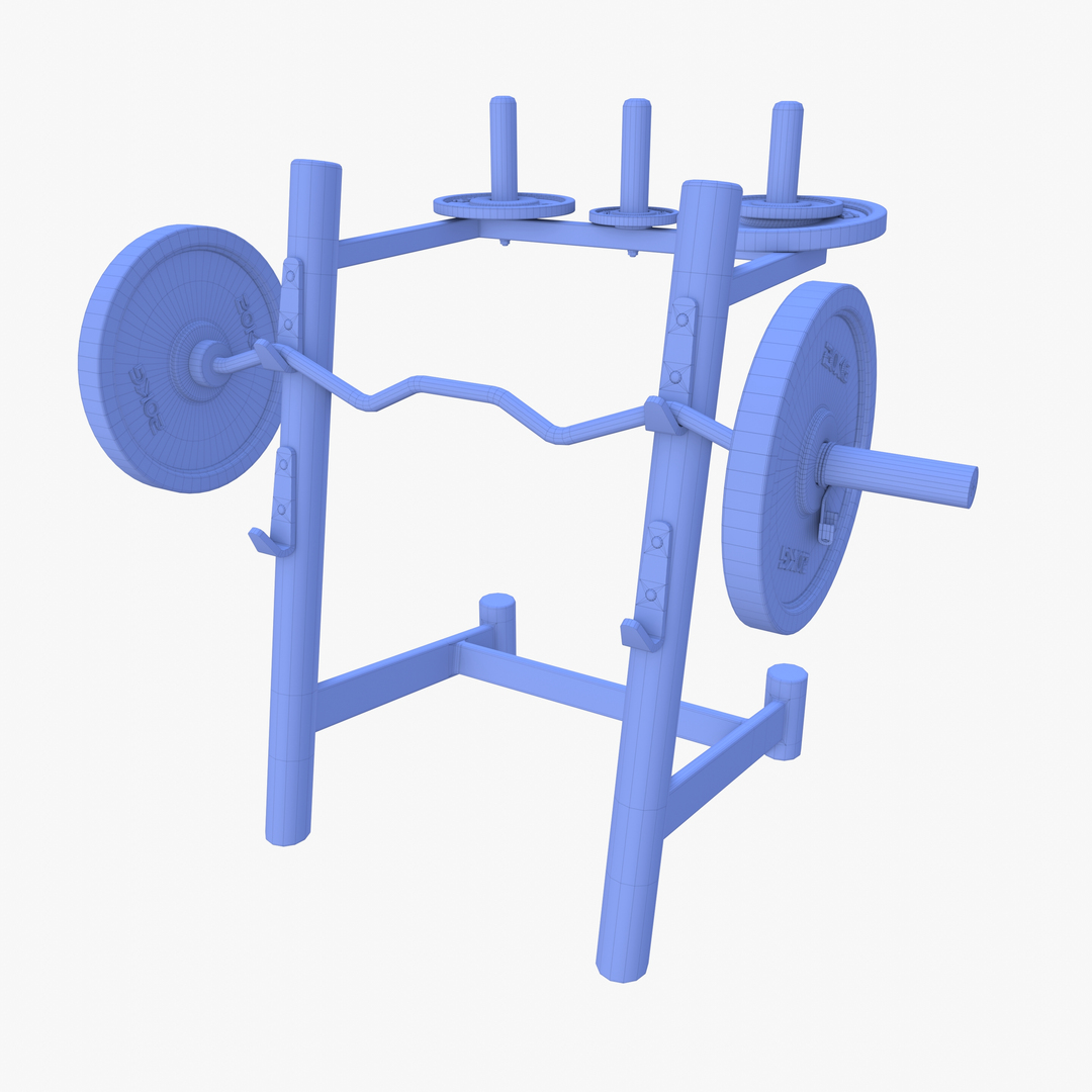 3D Curl Rack - TurboSquid 2009075