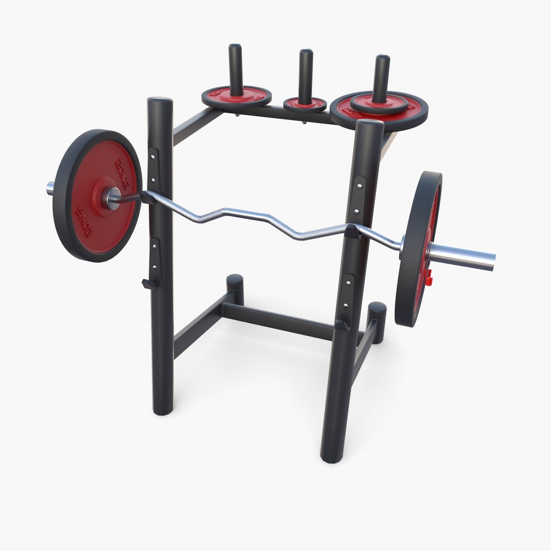 3D Curl Rack - TurboSquid 2009075