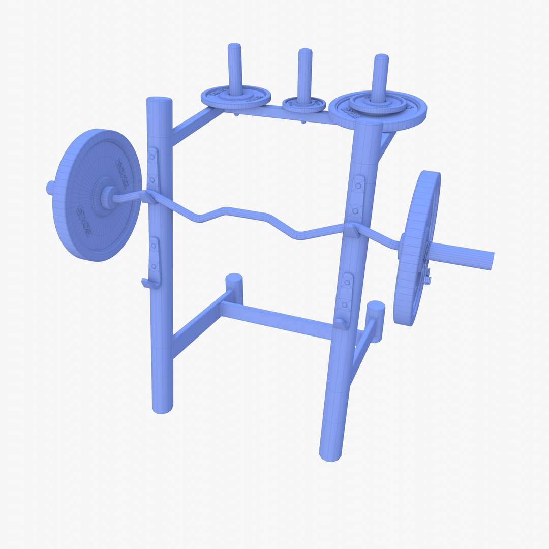 3D Curl Rack - TurboSquid 2009075