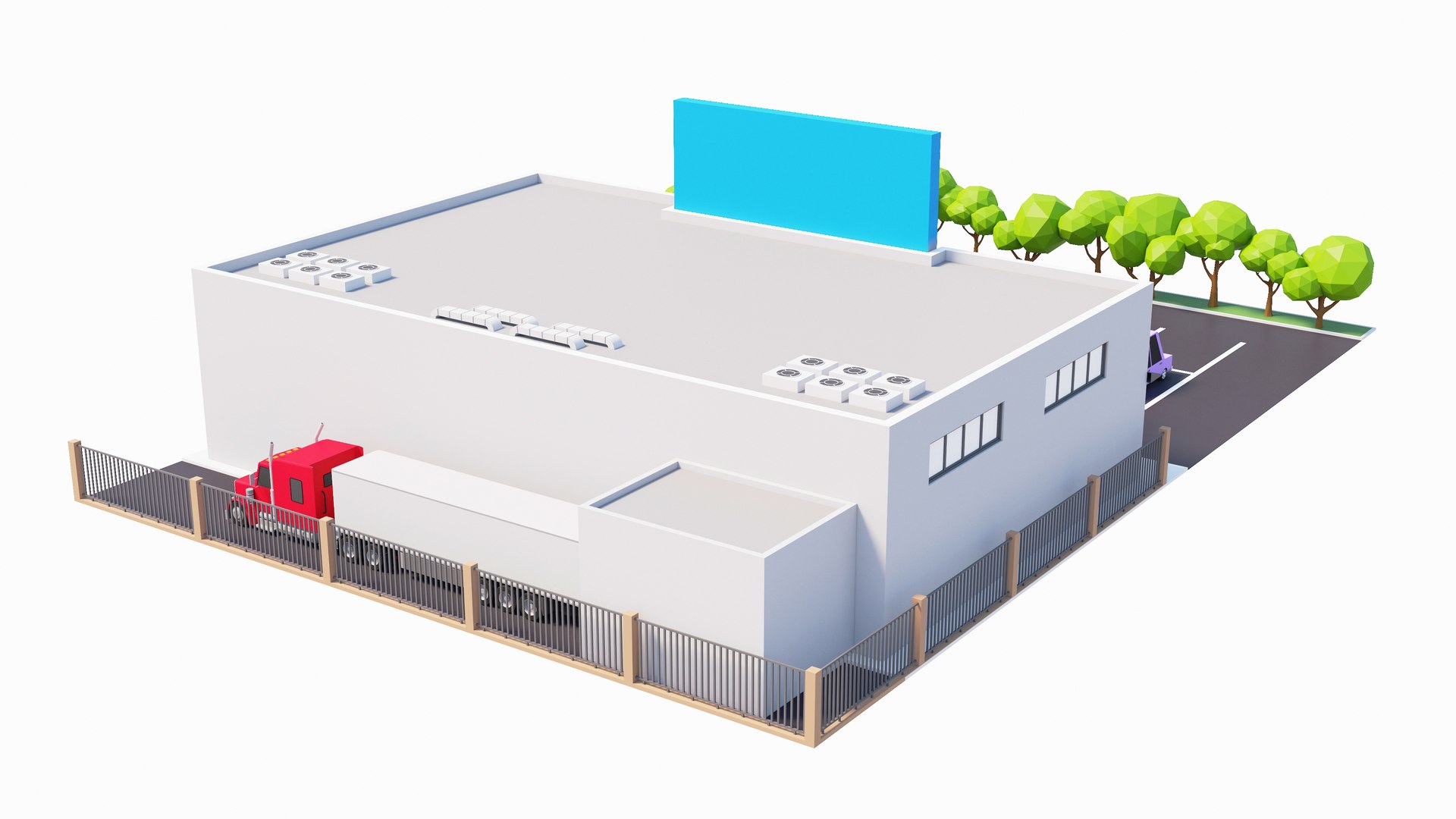 Cartoon Mall 3D - TurboSquid 1872553