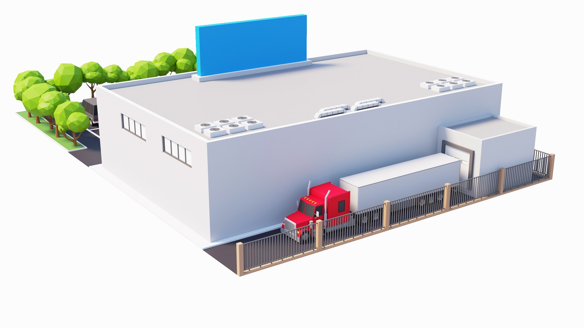 Cartoon Mall 3D - TurboSquid 1872553