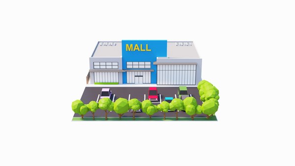 Cartoon Mall 3D - TurboSquid 1872553