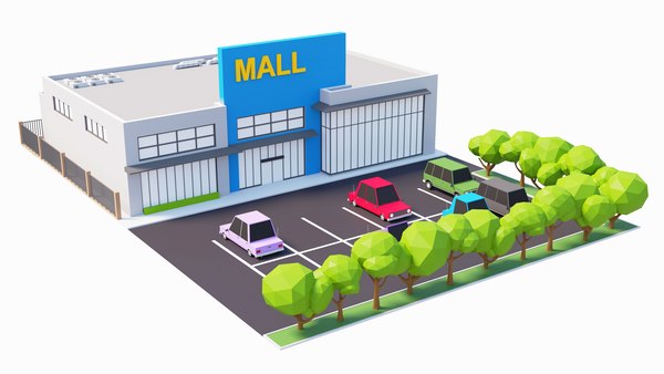 Cartoon Mall 3D - TurboSquid 1872553