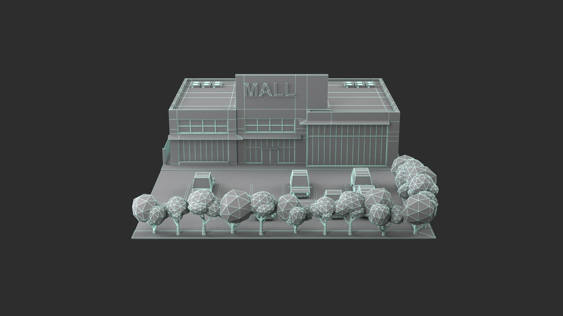 Cartoon Mall 3D - TurboSquid 1872553