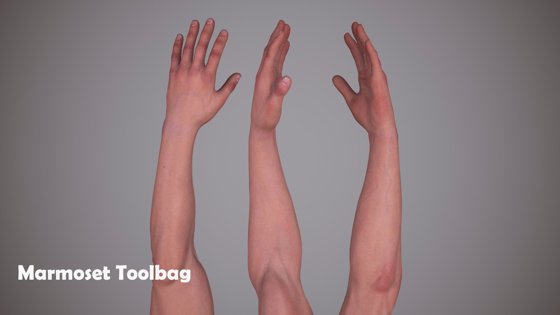 3D FPS Arms 01 - TurboSquid 2115288