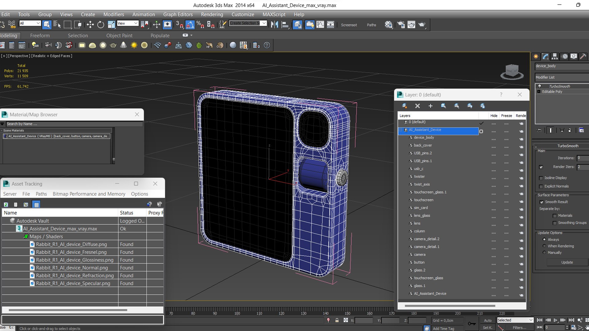 3D Model AI Assistant Device - TurboSquid 2214635