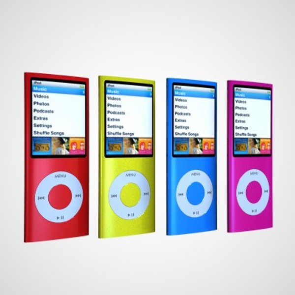 ipod nano 3d model
